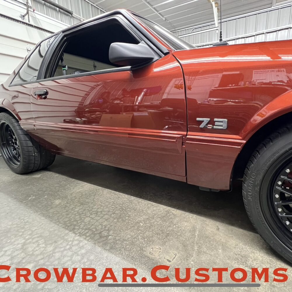 Anodized Billet 7.3 Liter Fender Badges - Crowbar Customs